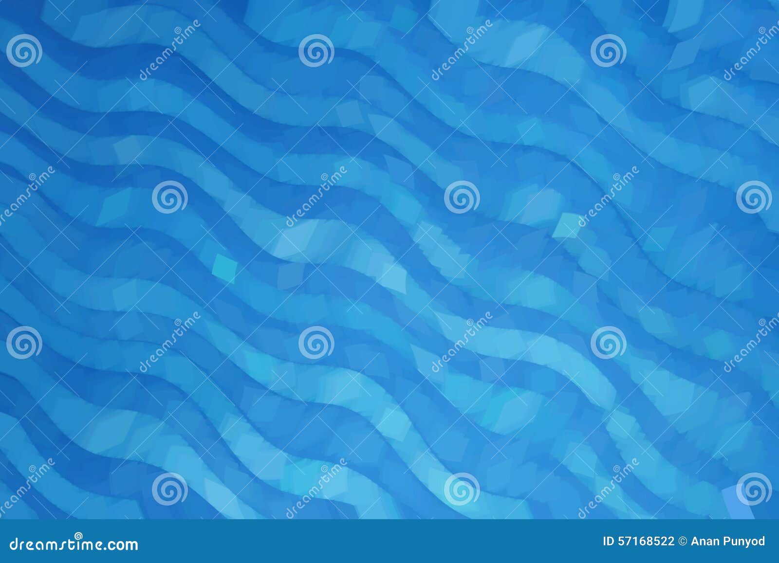 Blue Wave Water Art Texture Abstract Background Stock Illustration ...