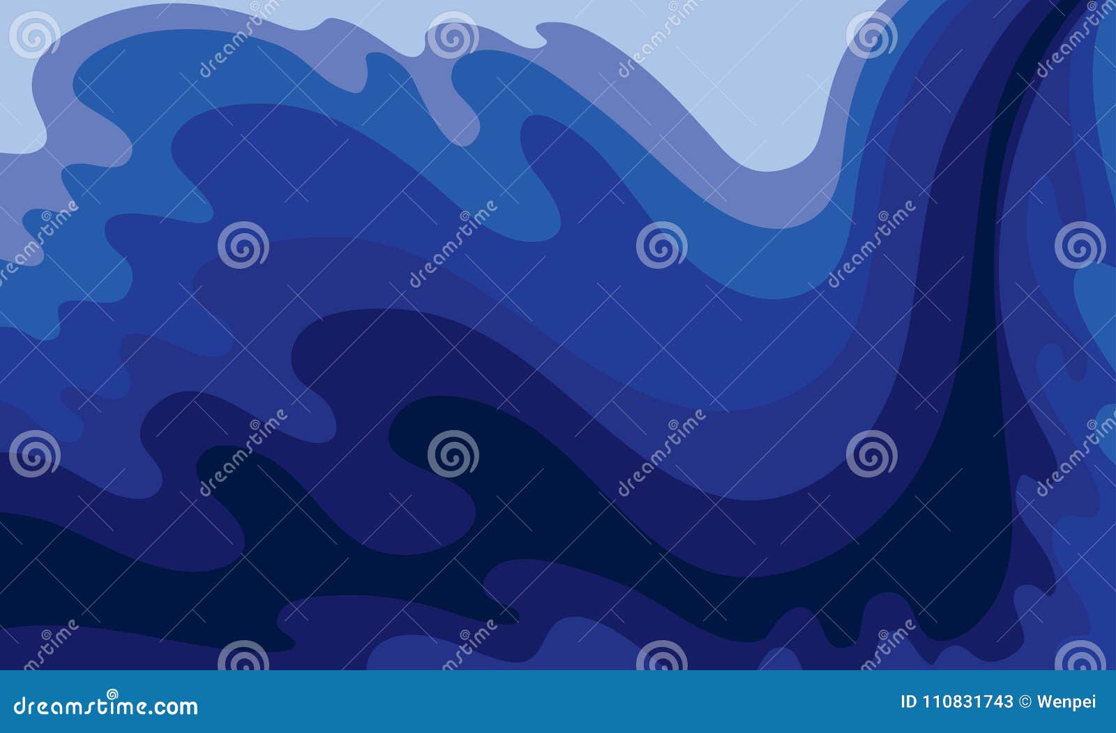 Blue Background Drawing Design Stock Vector - Illustration of pink ...