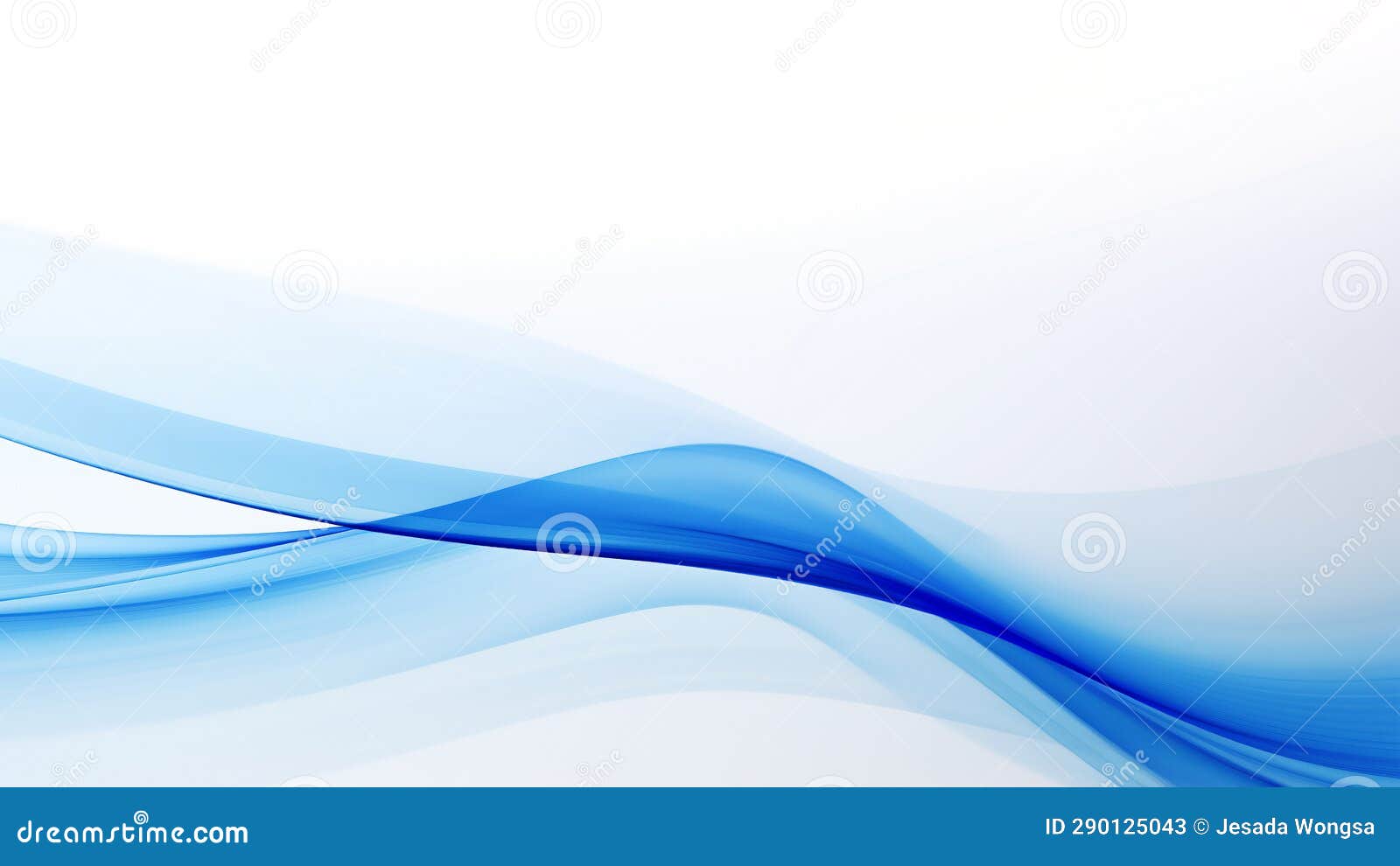 Blue Wave on White Background for Powerpoint Presentation Background Covers, Wallpapers, Brands ...