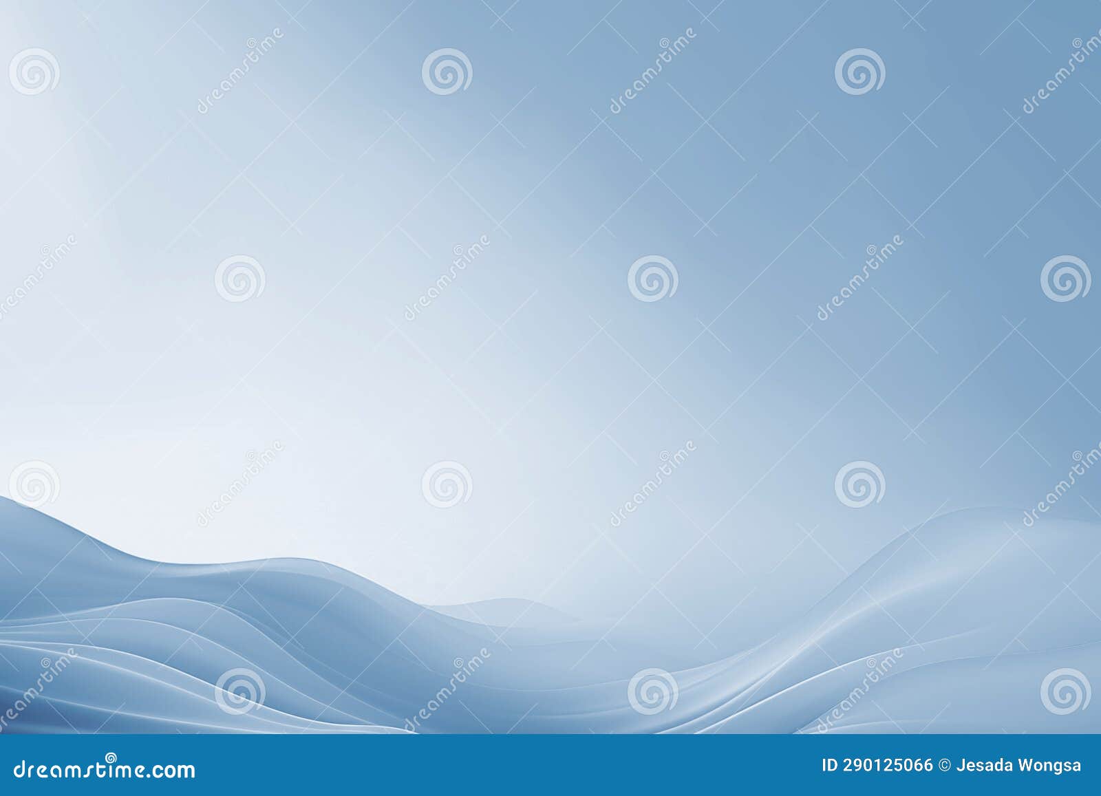 Blue Wave on White Background for Powerpoint Presentation Background ...