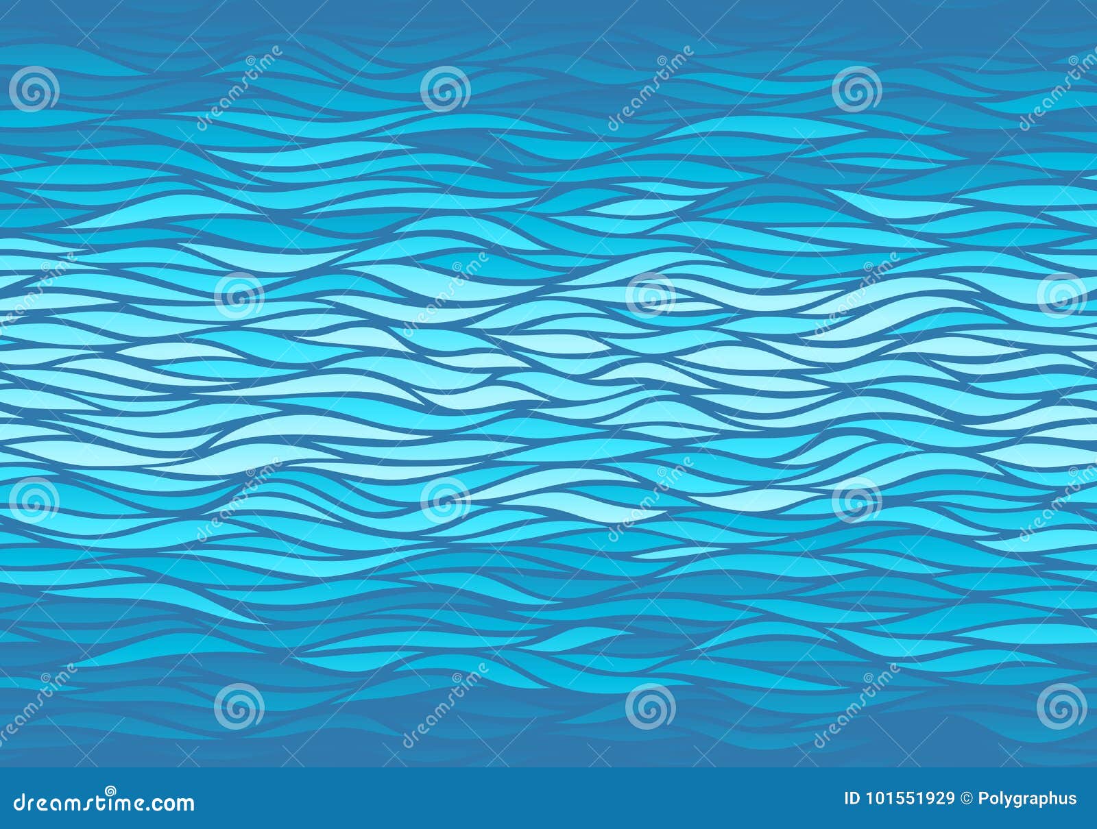 Blue waves background stock vector. Illustration of flowing - 101551929