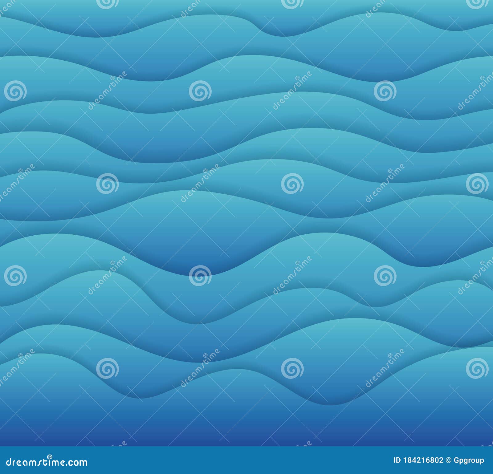 Blue Waves Background Vector Design Stock Vector - Illustration of ...