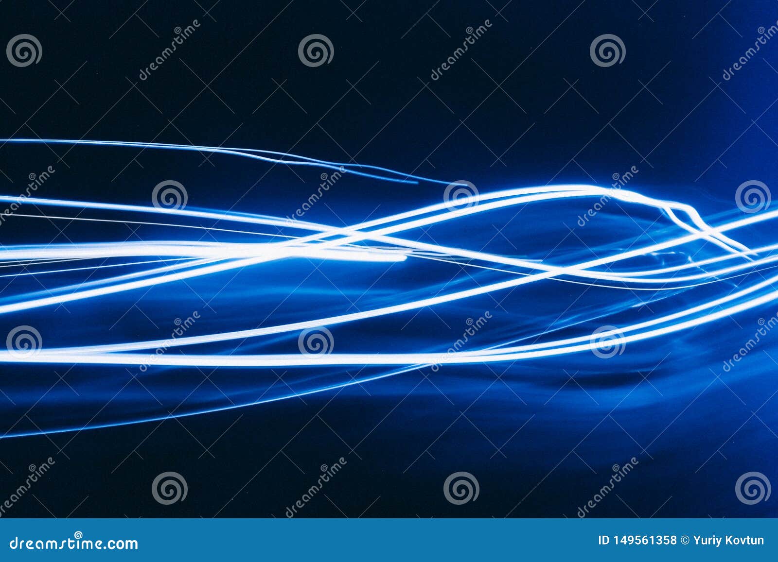 Blue Waves Lines Background Abstraction Infinity Stock Photo - Image of ...