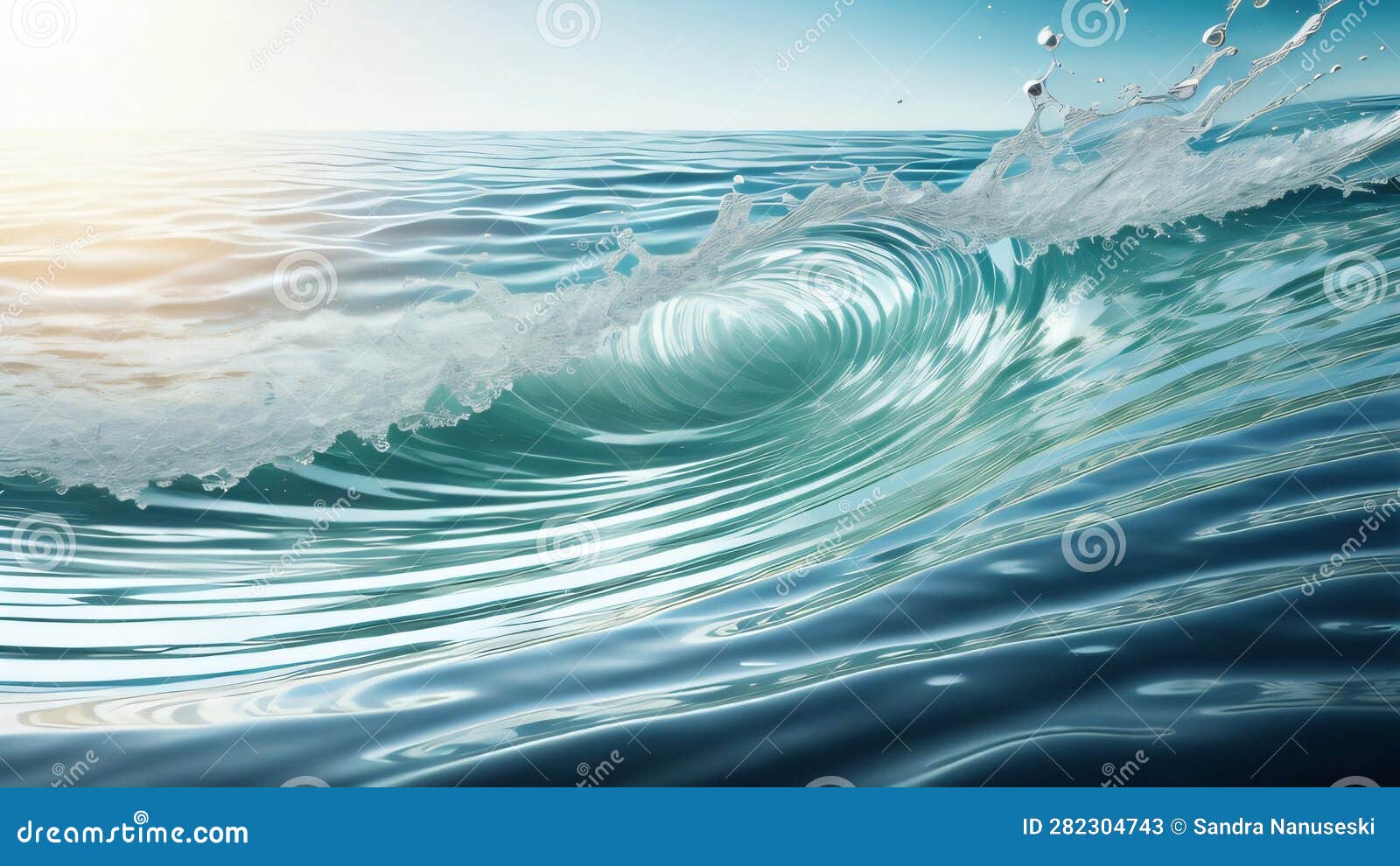 Blue Waves and Ripples. Summer Background Stock Image - Image of beach ...