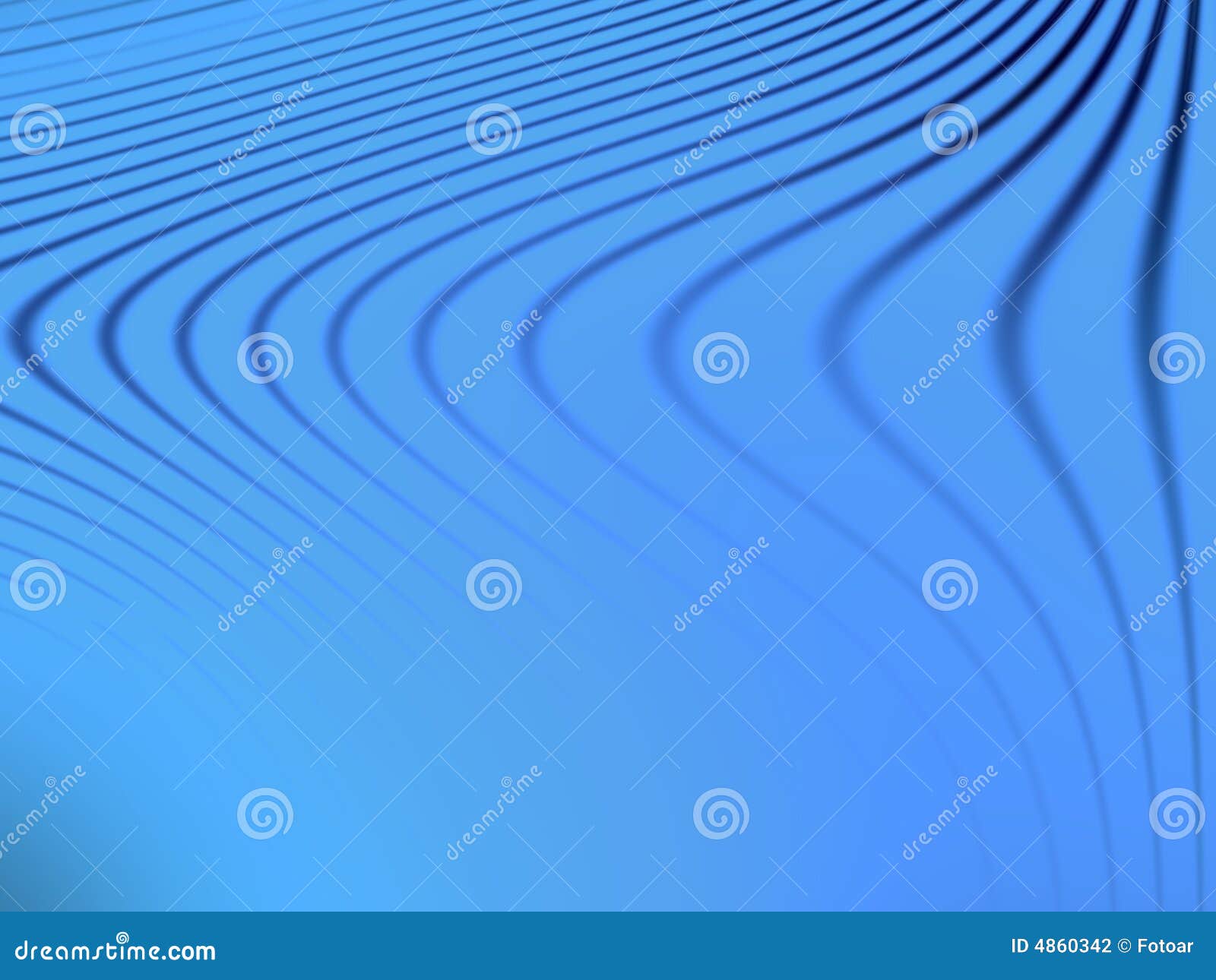Blue Wavy Abstract Background Stock Illustration - Illustration of ...