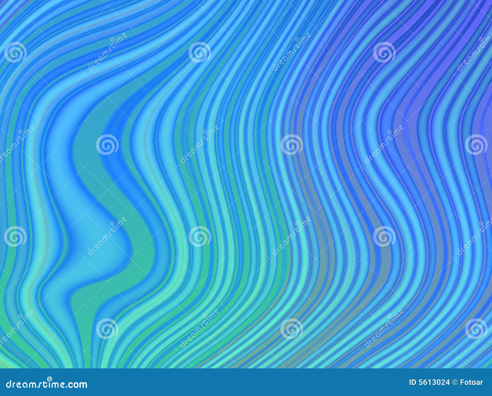 Blue Wavy Abstract Background Stock Illustration - Illustration of ...