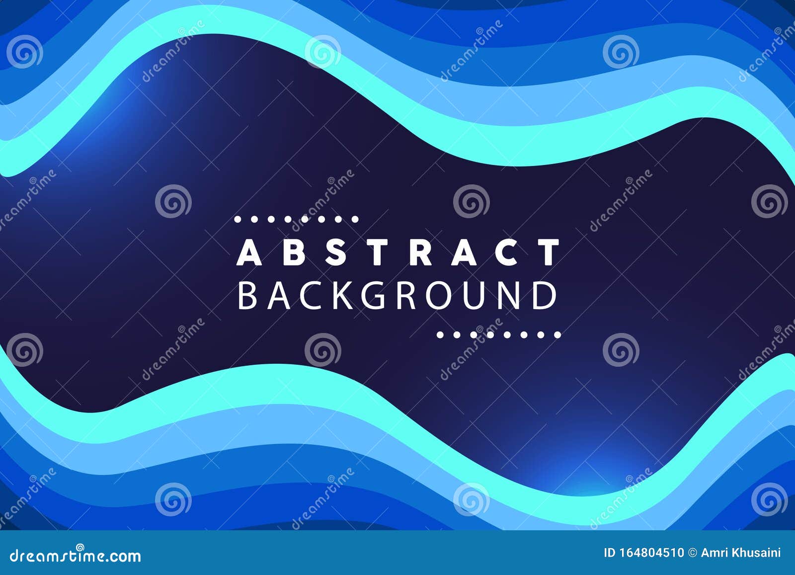 Blue Wavy Background Design Stock Illustration - Illustration of ...