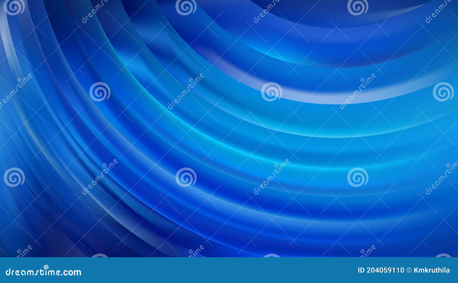 Blue Wavy Background Vector Stock Illustration - Illustration of water ...