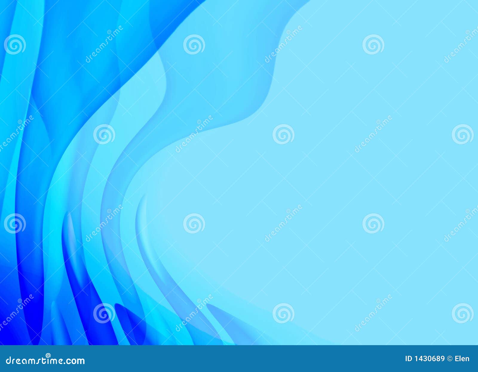 Blue wavy card stock illustration. Illustration of fold - 1430689