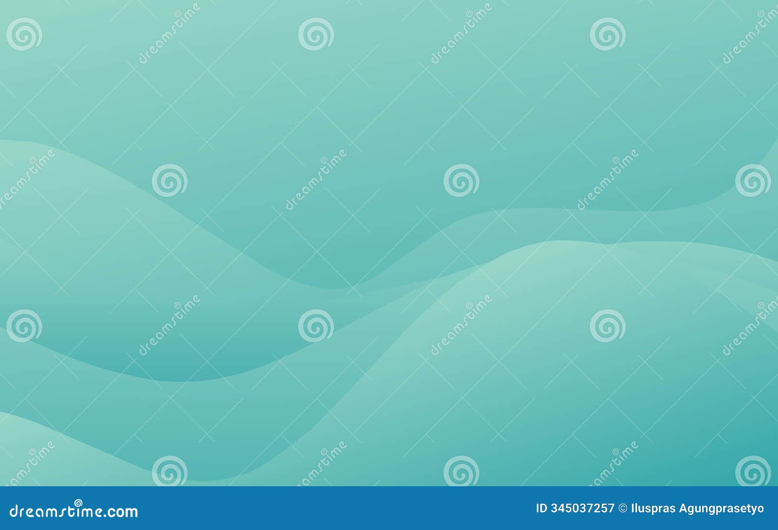 Blue Wavy Gradient Background, Simple Background Stock Illustration ...