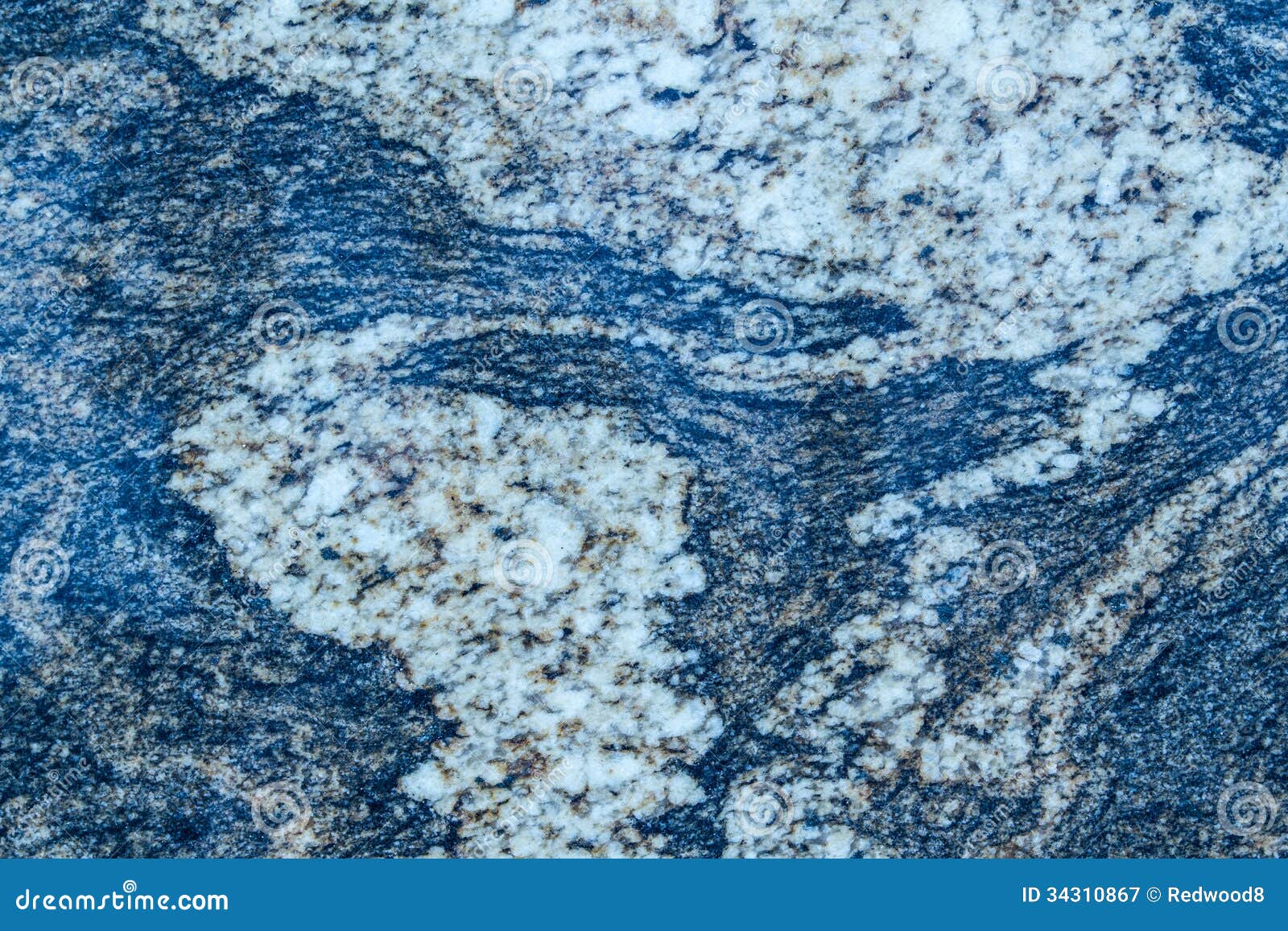 Blue Wavy Granite Pattern stock image. Image of bath - 34310867