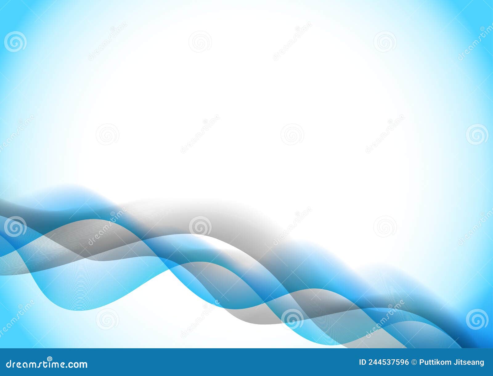 Blue Wavy Line Background Graphic Stock Illustration - Illustration of ...