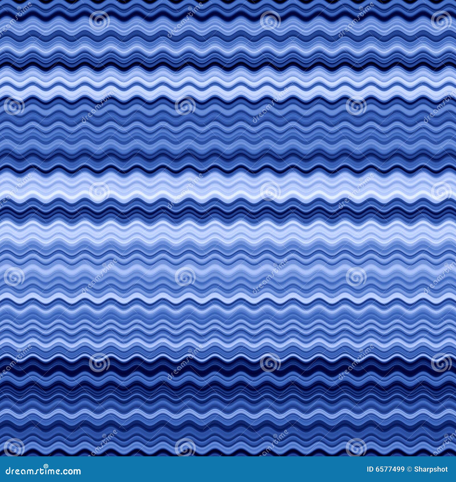 Blue Wavy Lines Background. Stock Illustration - Illustration of dark ...