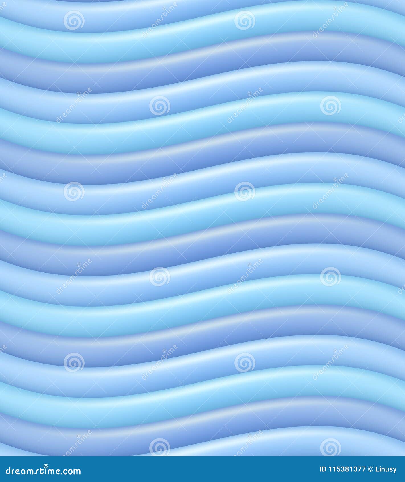 Blue wavy lines stock vector. Illustration of convex - 115381377