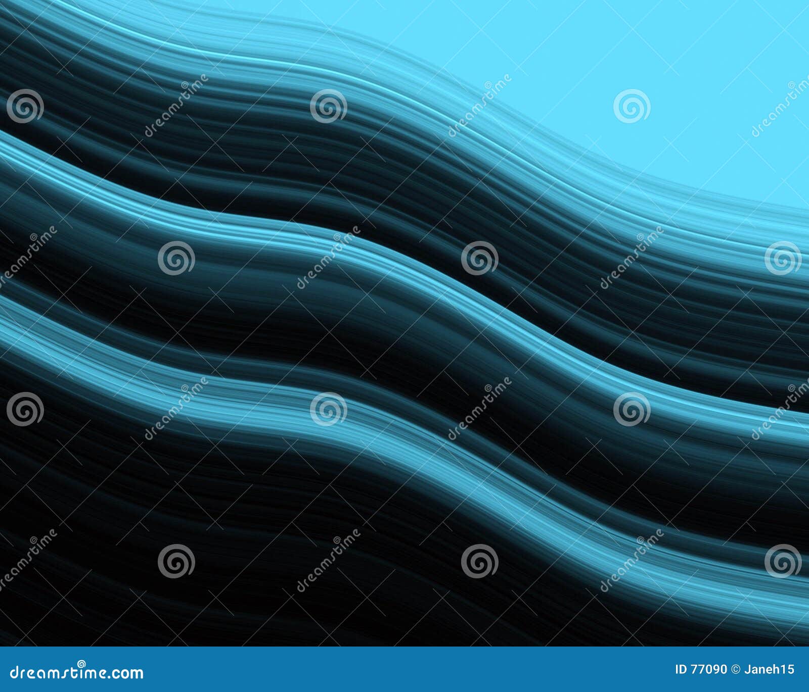 Blue wavy pattern stock illustration. Illustration of color - 77090