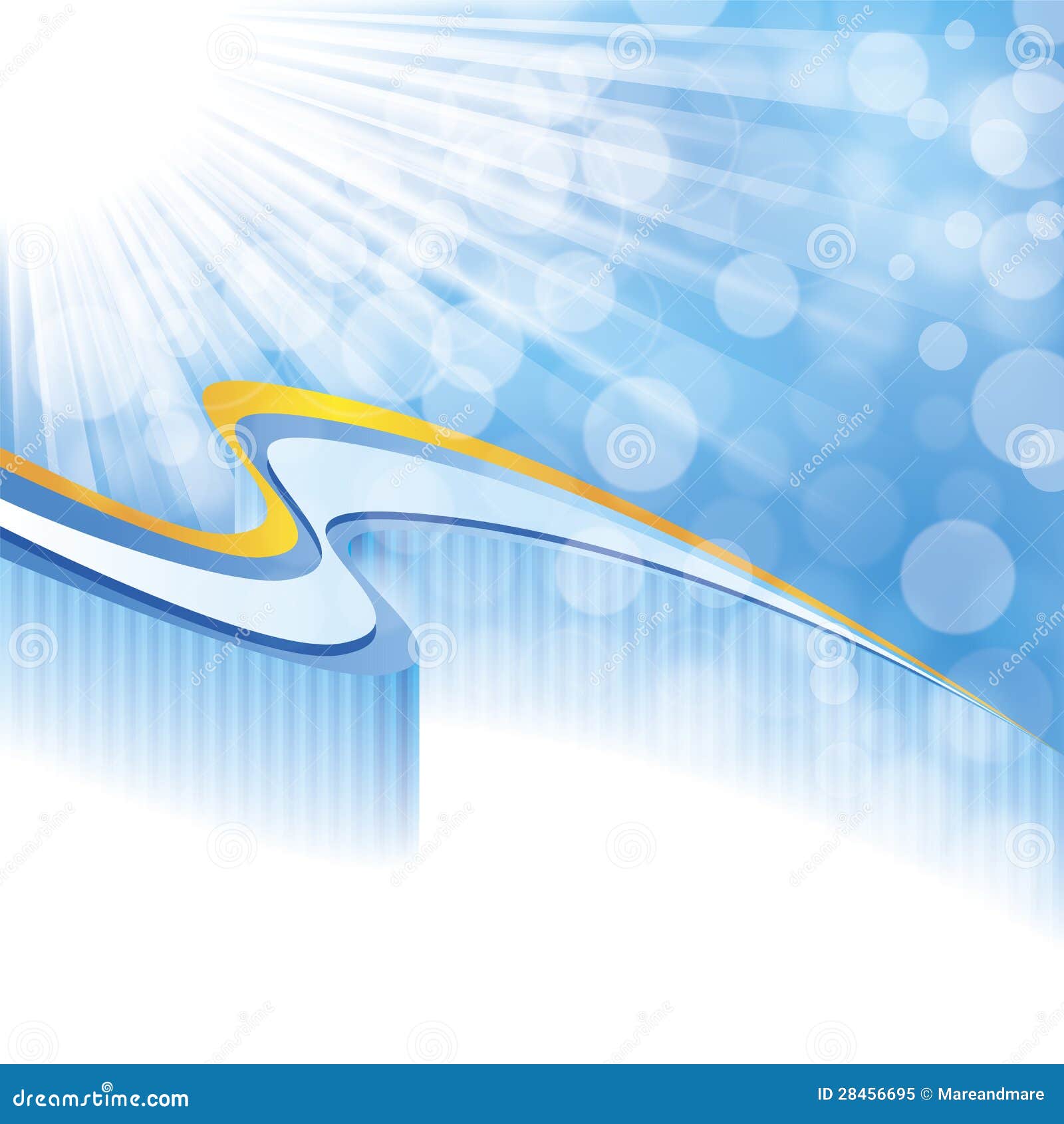 Blue way stock vector. Illustration of cool, bright, color - 28456695