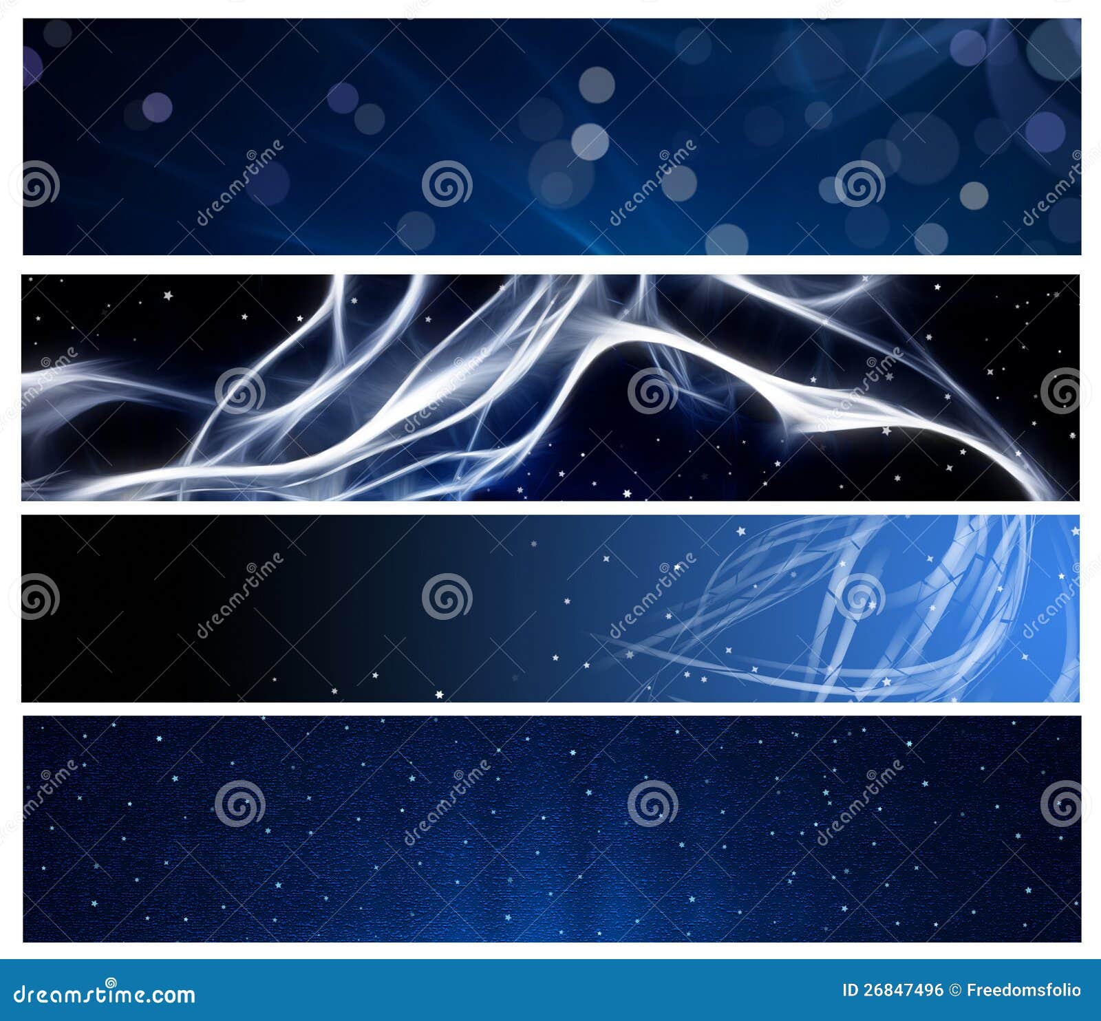 Blue web header and footer stock illustration. Illustration of bubbles ...