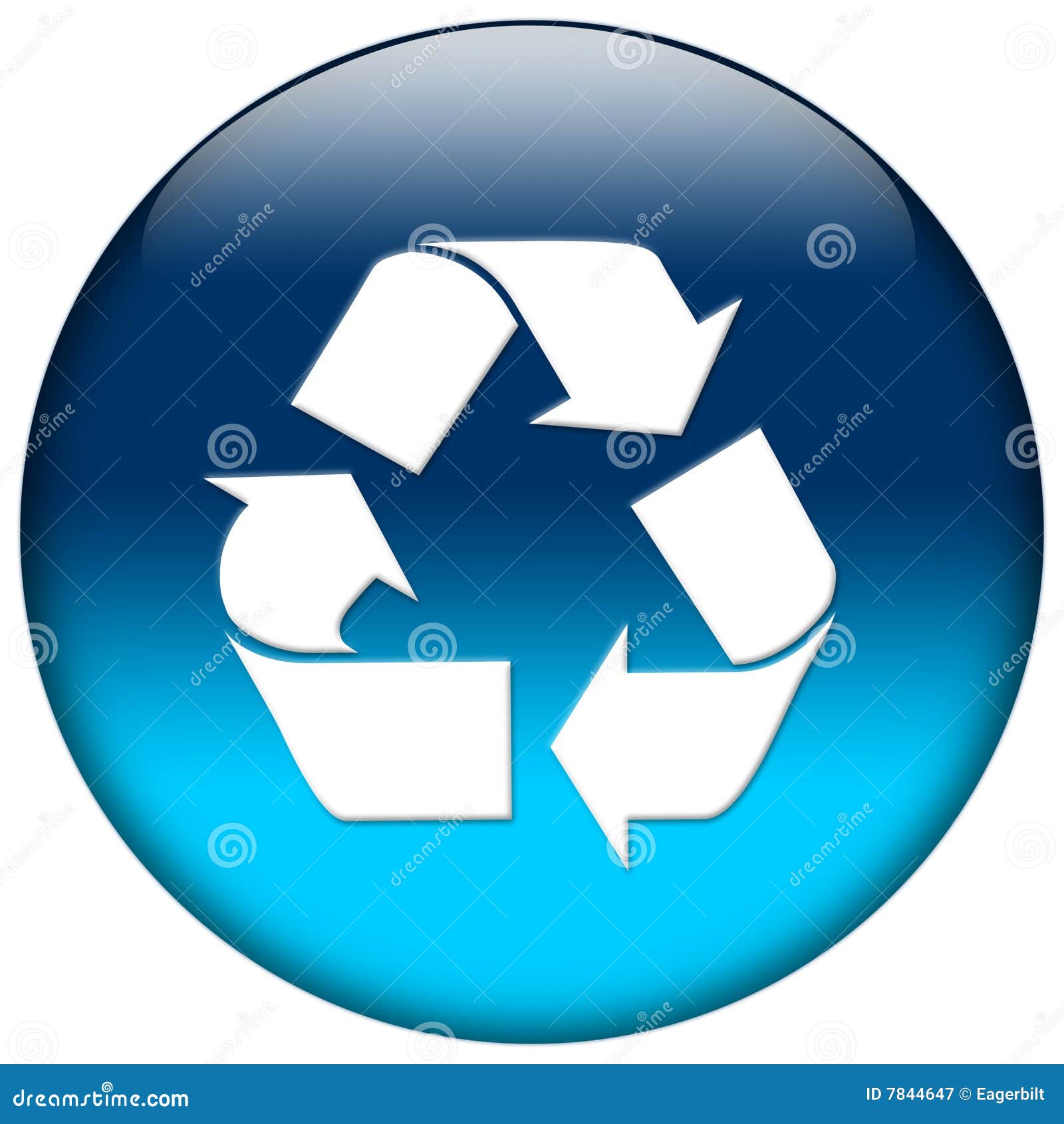 Blue Web Icon stock illustration. Illustration of ball - 7844647