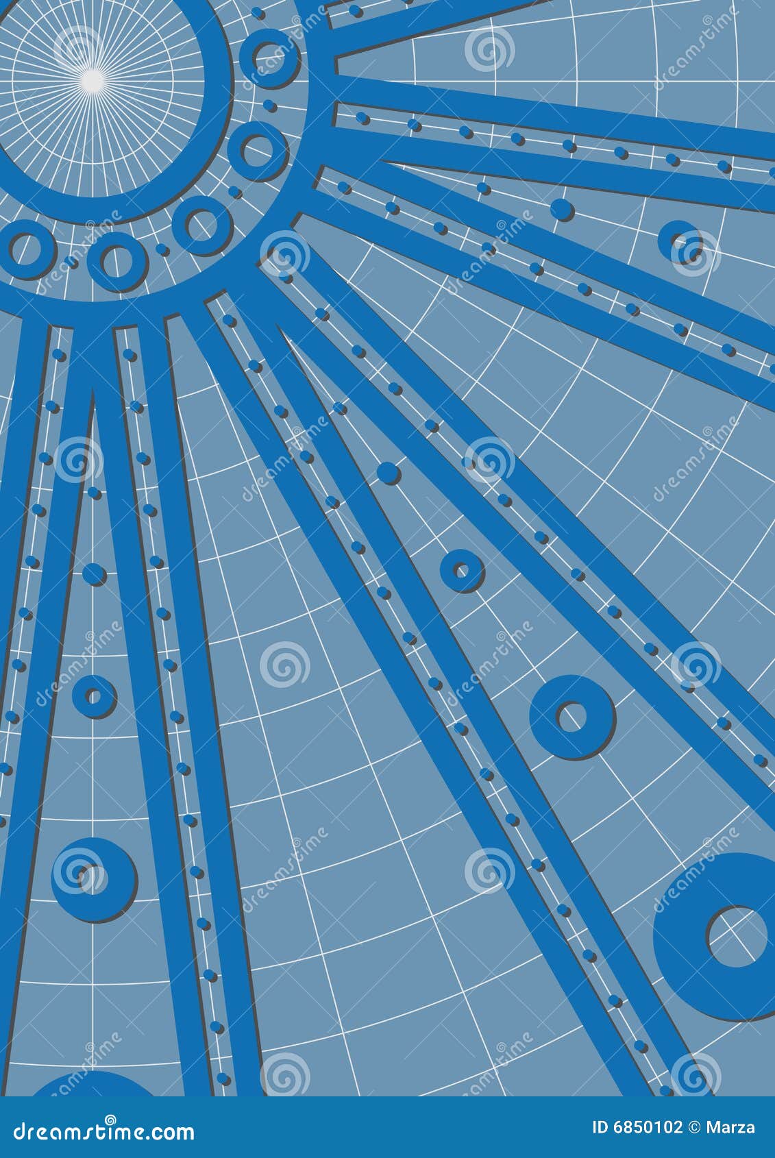 Blue wheels stock vector. Illustration of mechanism, machine - 6850102