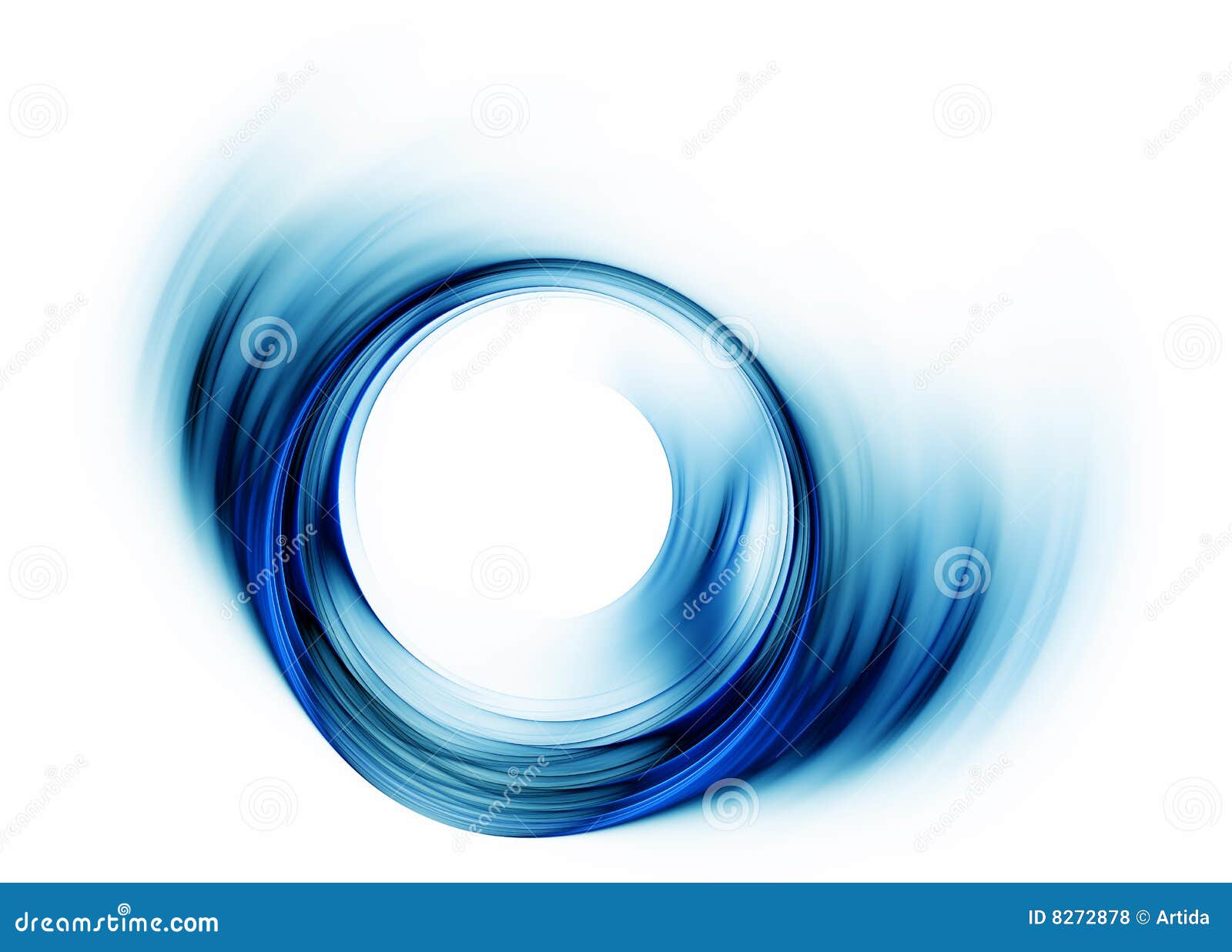Blue whirlpool stock illustration. Illustration of cycle - 8272878