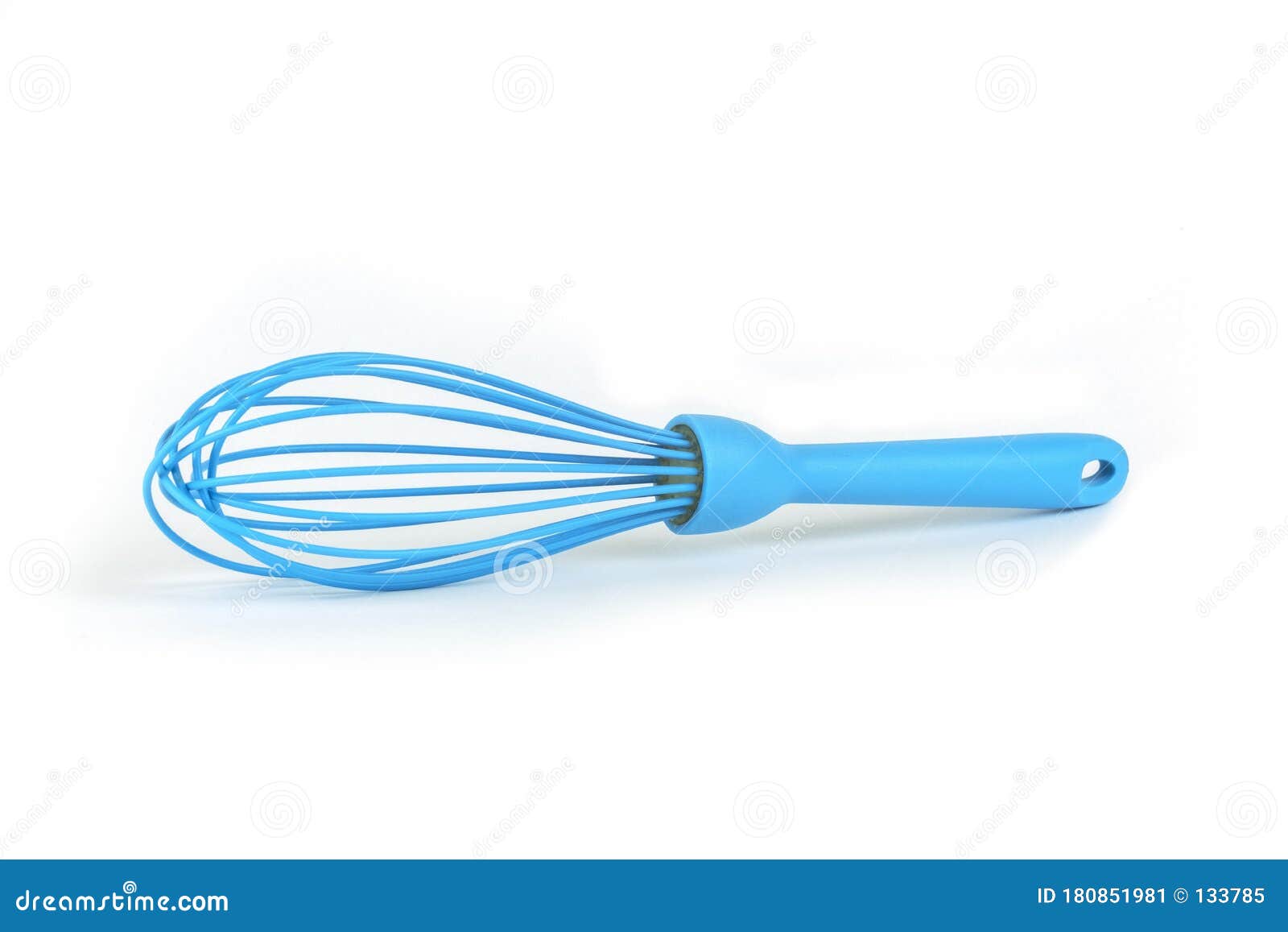 Blue Whisk Isolated on White Background Stock Image - Image of ...