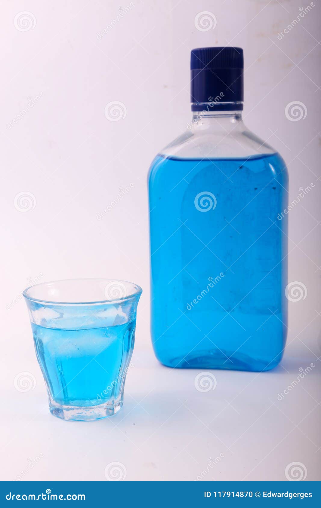 Blue Whiskey stock photo. Image of retail, potles, distilled - 117914870