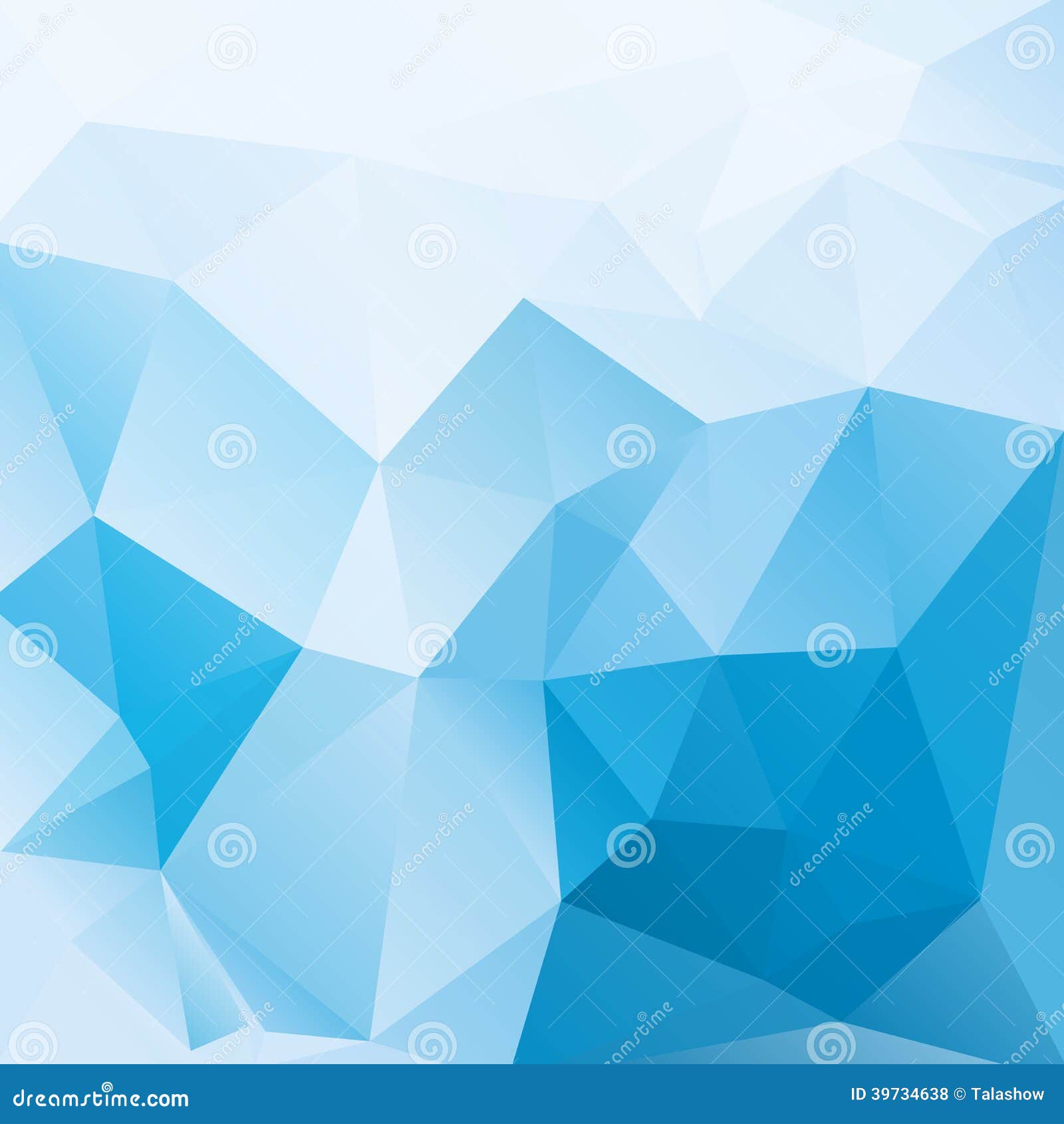 Blue and White Abstract Background Polygon Stock Vector - Illustration ...