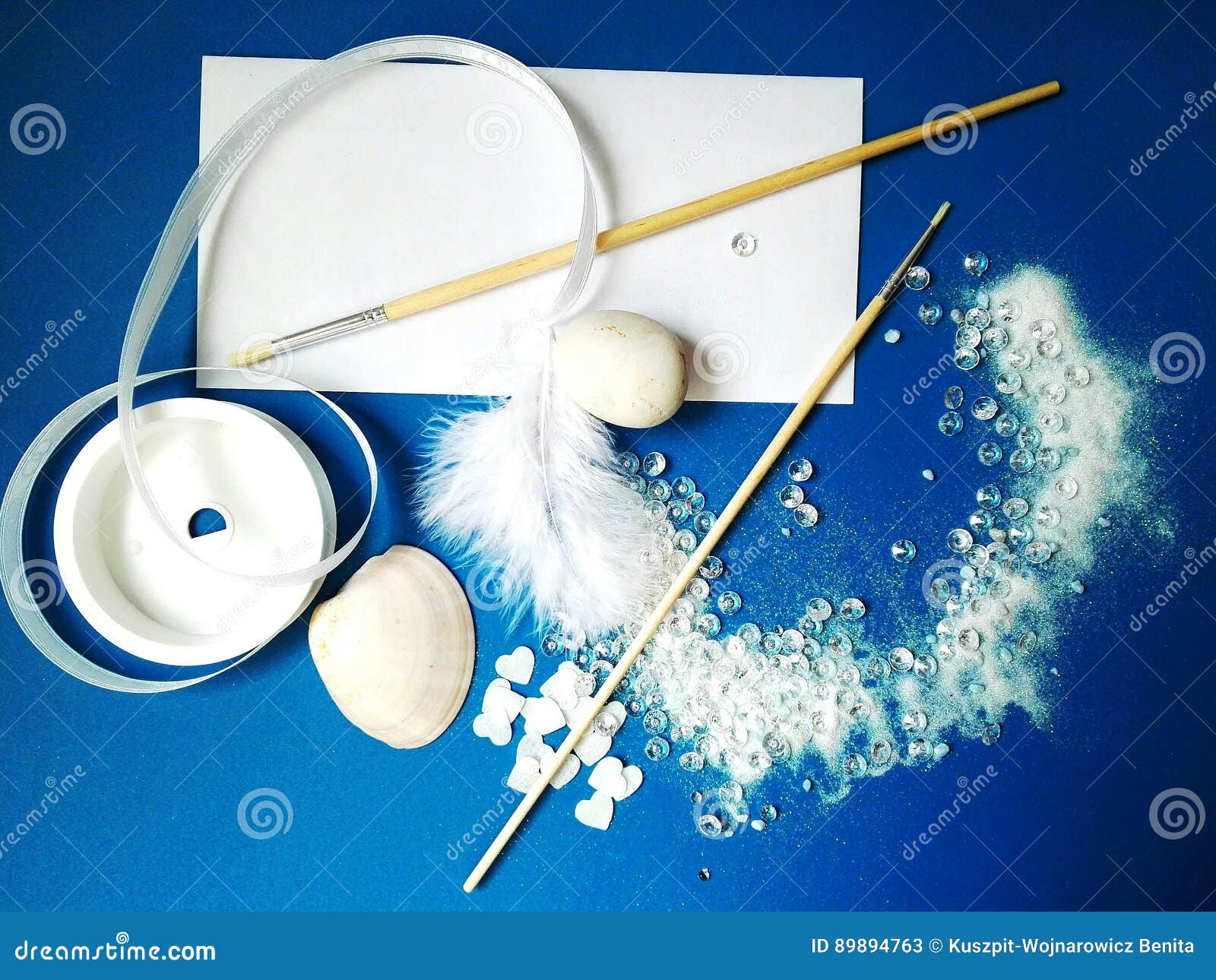 Blue and White Abstract Creativity Background Stock Image - Image of ...