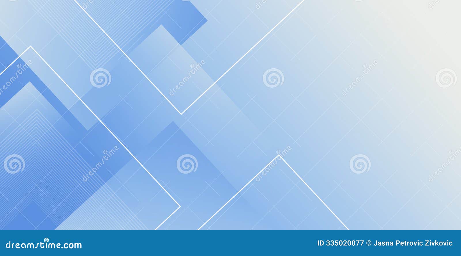 Blue and White Abstract Geometric Presentation Background with ...