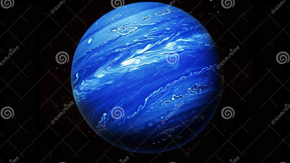 Blue and White Abstract Neptune Surface Texture Background Stock ...