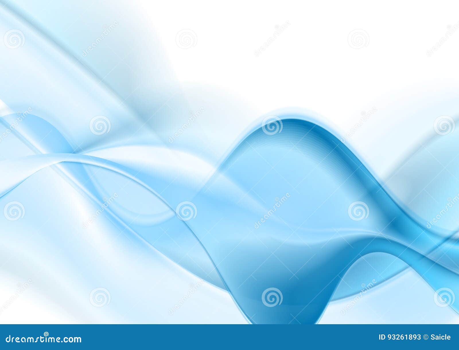 Blue and White Abstract Wavy Background Stock Vector - Illustration of ...