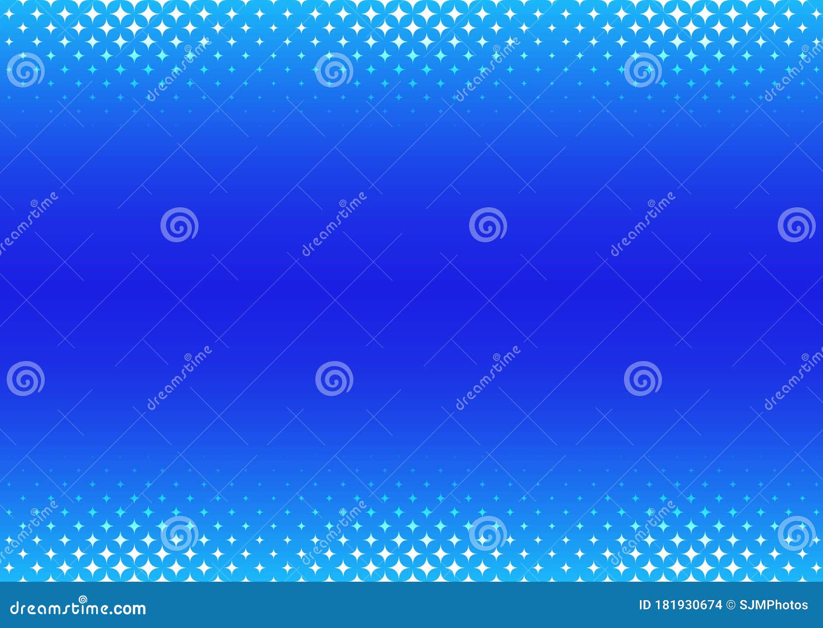 A Blue and White Background with a Geometric Shaped Top and Bottom ...