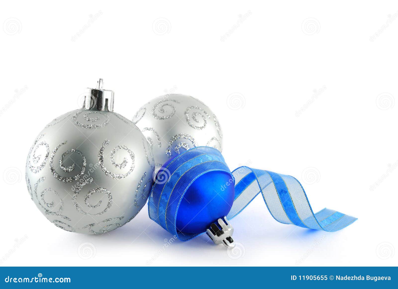 Blue and white balls stock image. Image of reflect, celebrations - 11905655