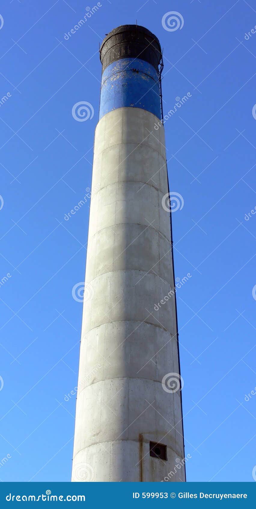Black Chimney Of The House, Which Becomes Smoke. Stock Photography ...