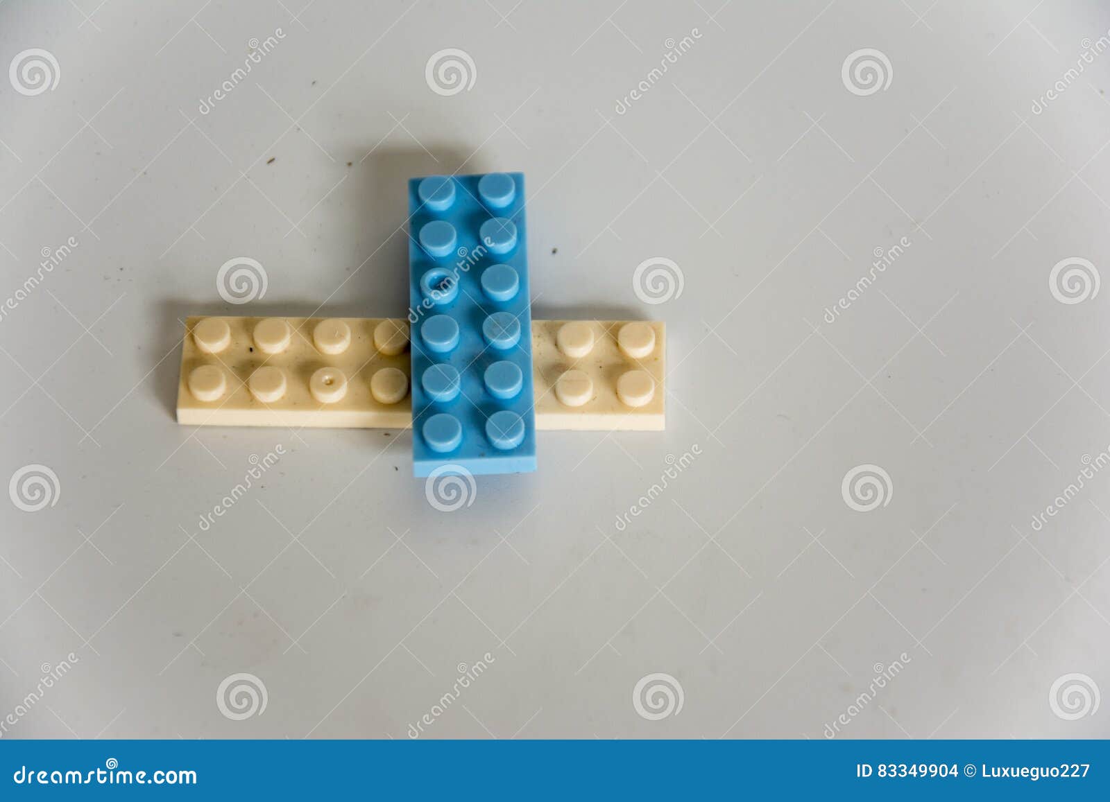 Blue and White Building Blocks Stock Photo - Image of objects, toys ...