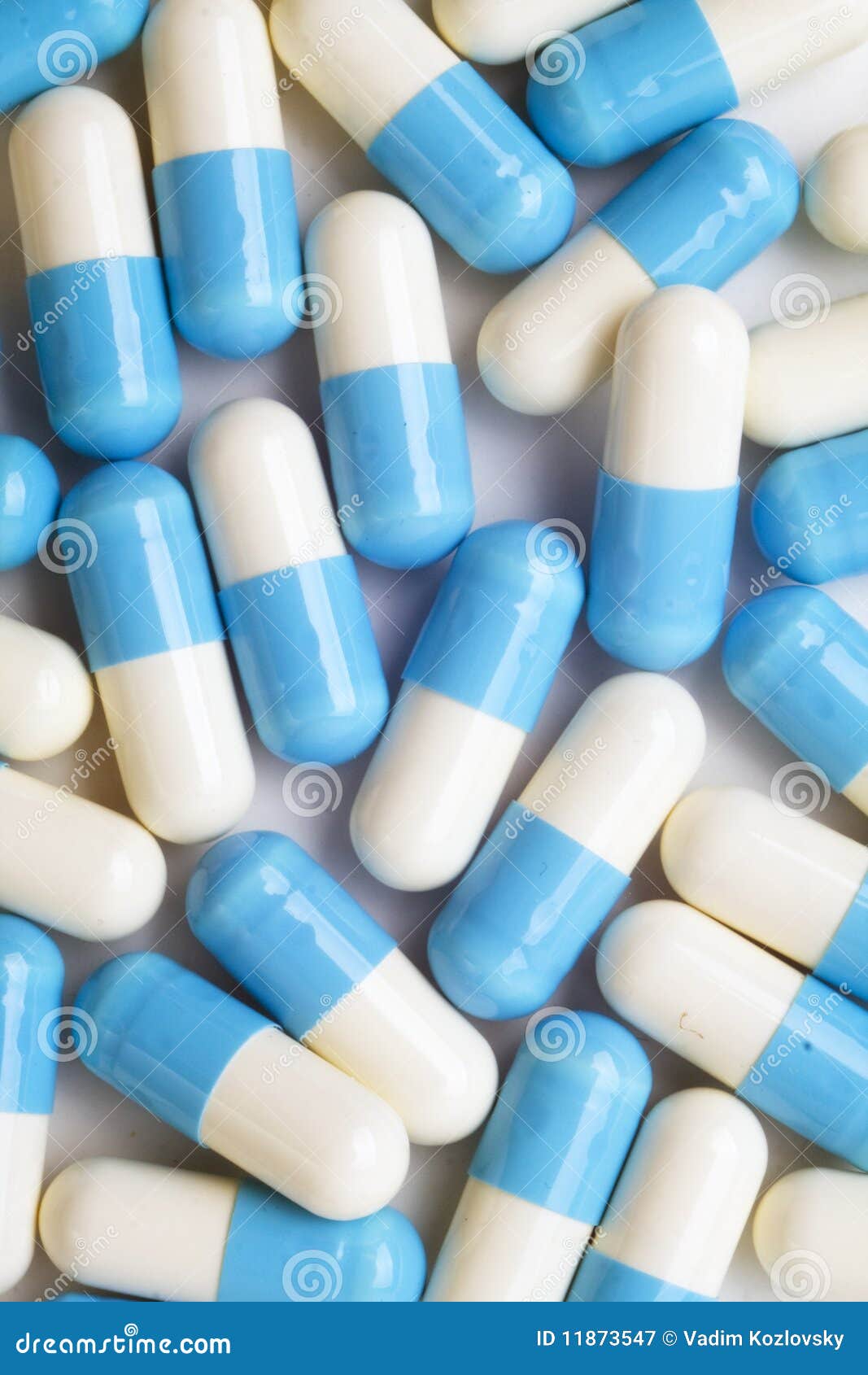 Blue and white capsules stock image. Image of hospital - 11873547