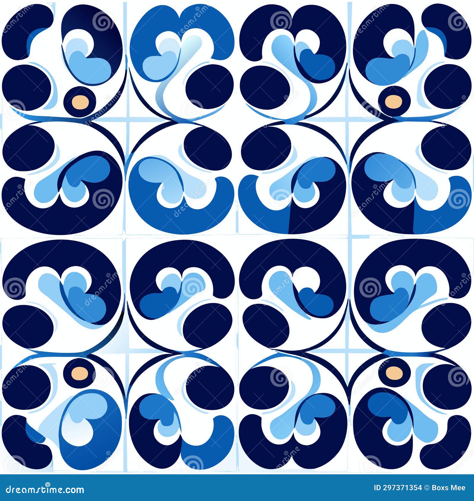 Blue and White Ceramic Tile Pattern. Ceramic Tile Pattern Design Stock ...