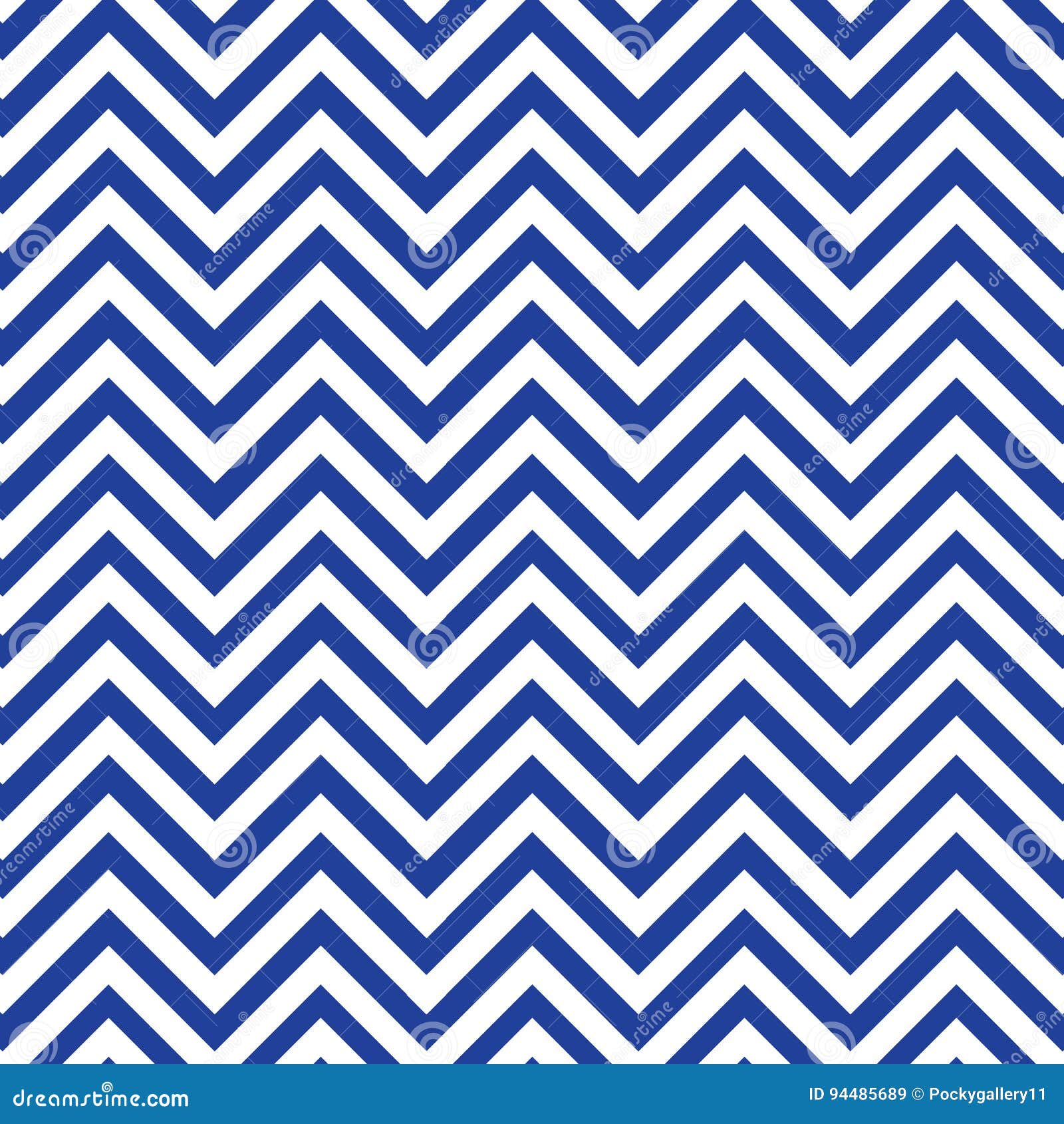 Blue and White Chevron Pattern Stock Illustration - Illustration of ...