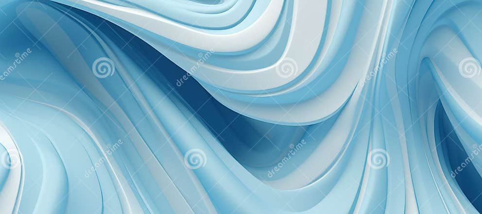 Blue White Color Pattern Waves Texture Background Stock Illustration ...