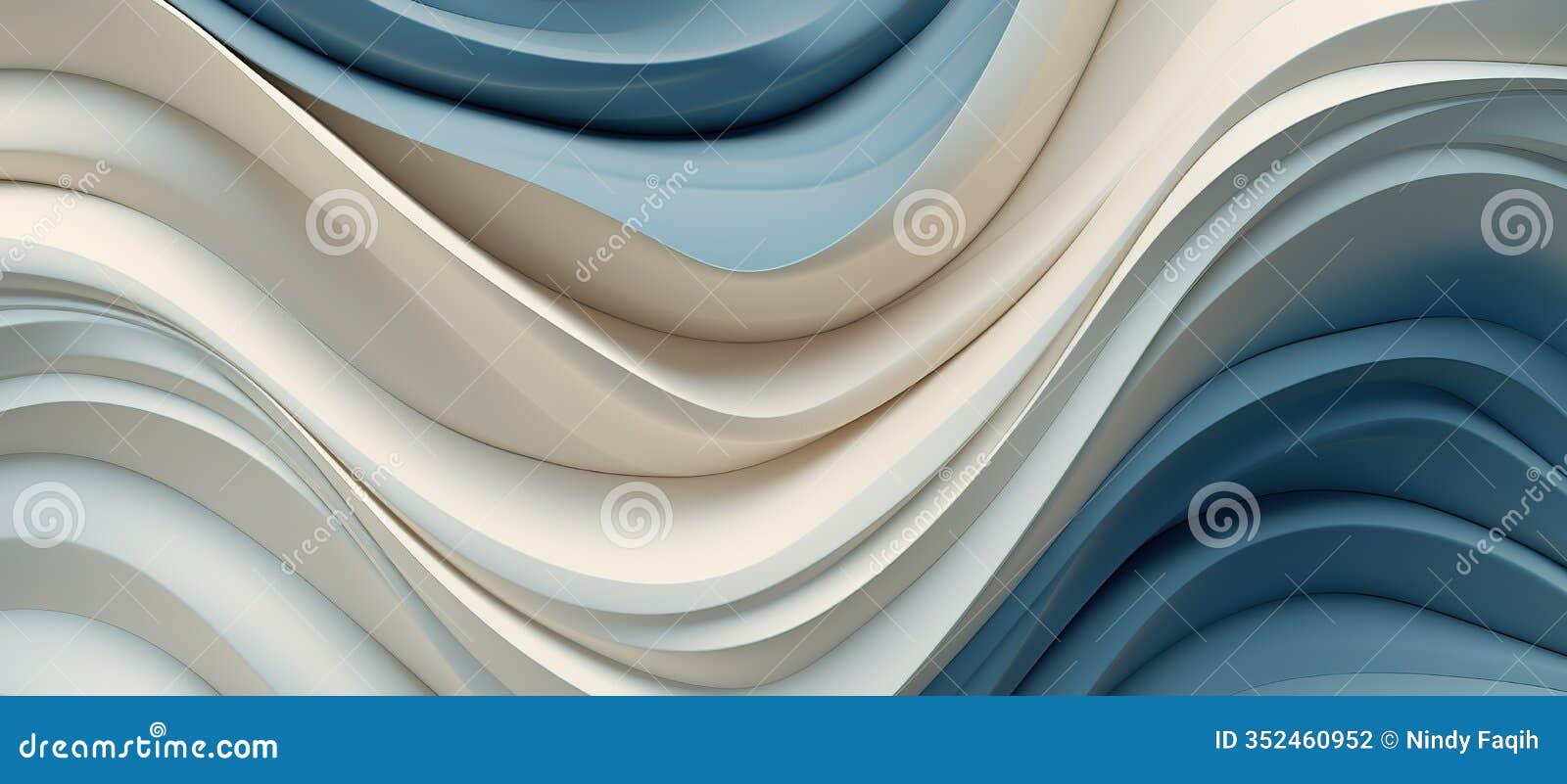 Blue White Color Pattern Waves Texture Background Stock Illustration ...