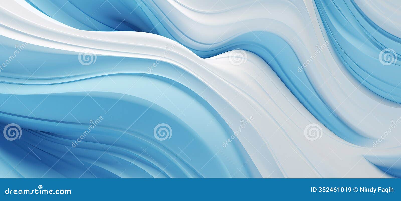 Blue White Color Pattern Waves Texture Background Stock Illustration ...
