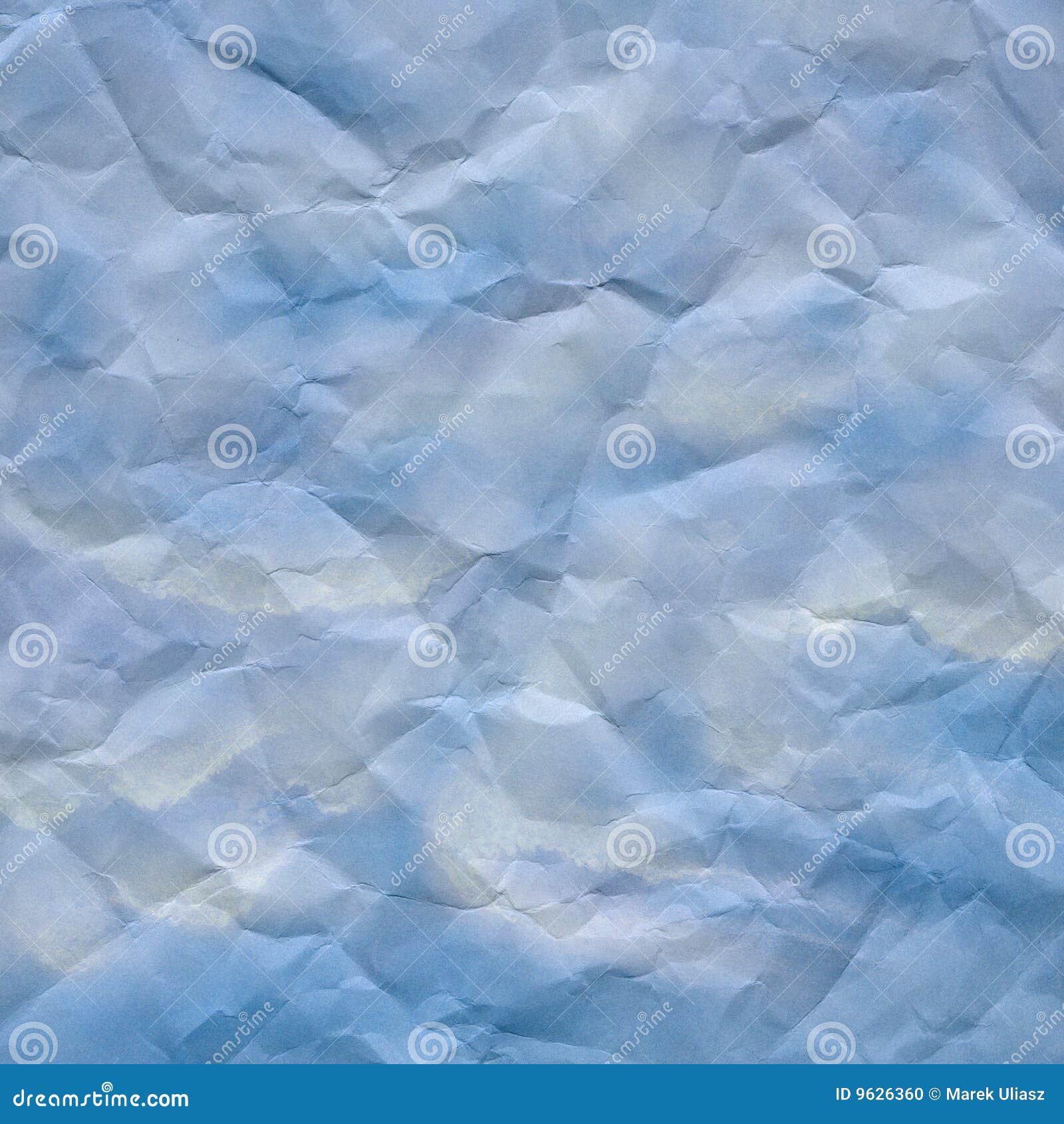 Blue and White Crumpled Paper Texture Stock Photo - Image of blue ...
