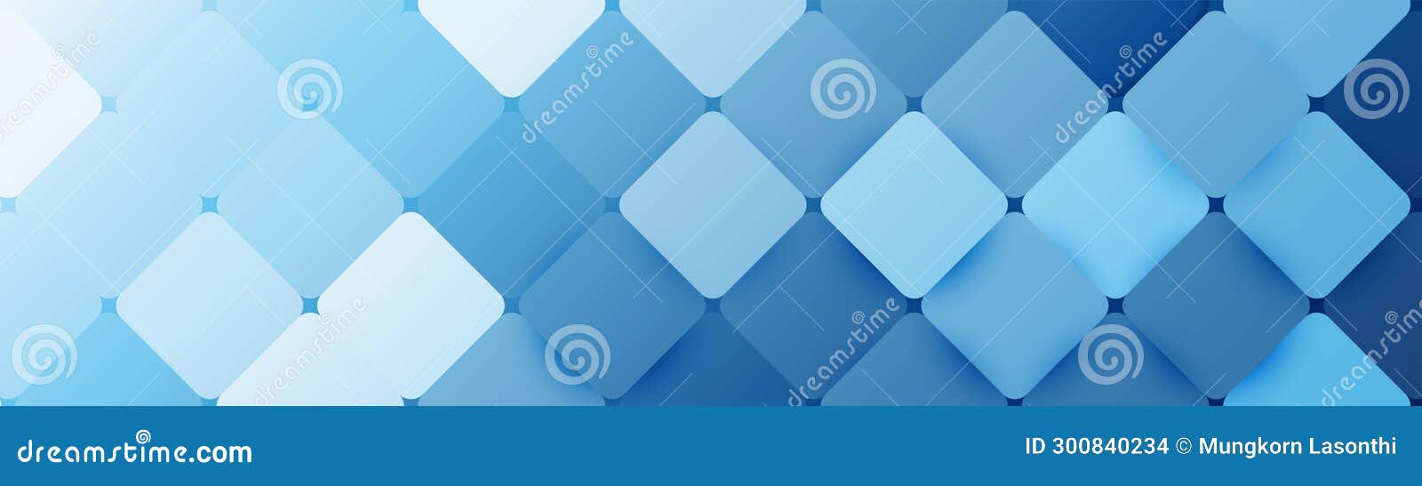 Blue and White Cube Boxes Pattern Wall Background. Minimal Trendy Clean ...
