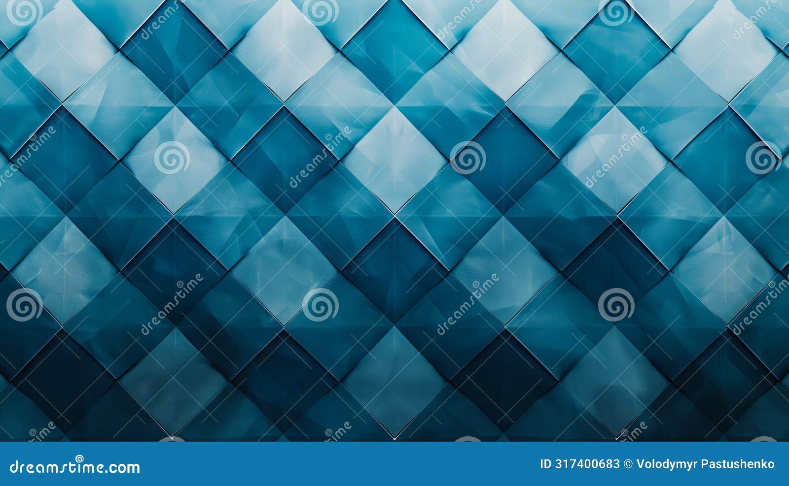 A Blue and White Diamond Pattern Background Stock Image - Image of ...