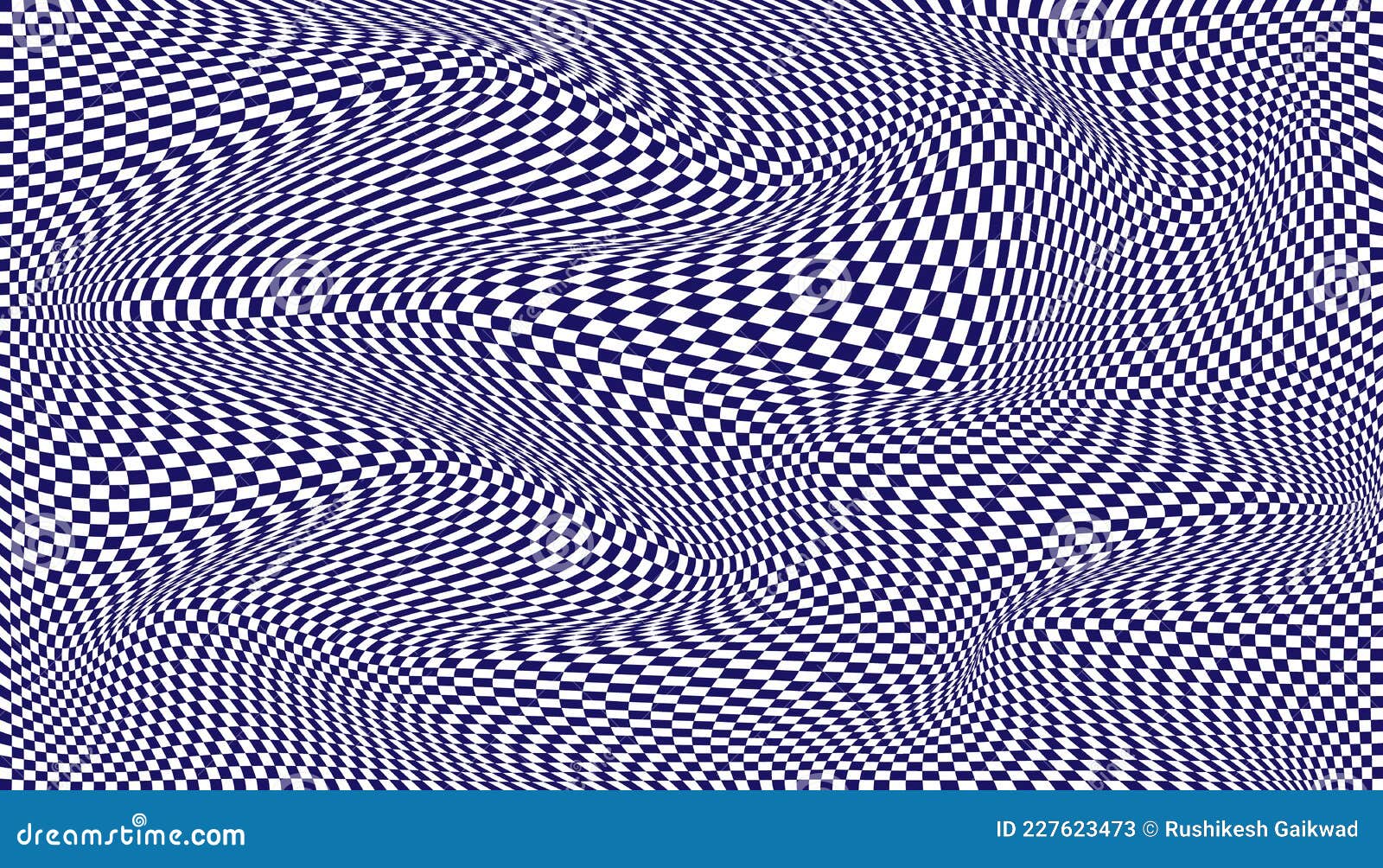 Blue and White Distorted Checkered Background Stock Vector ...