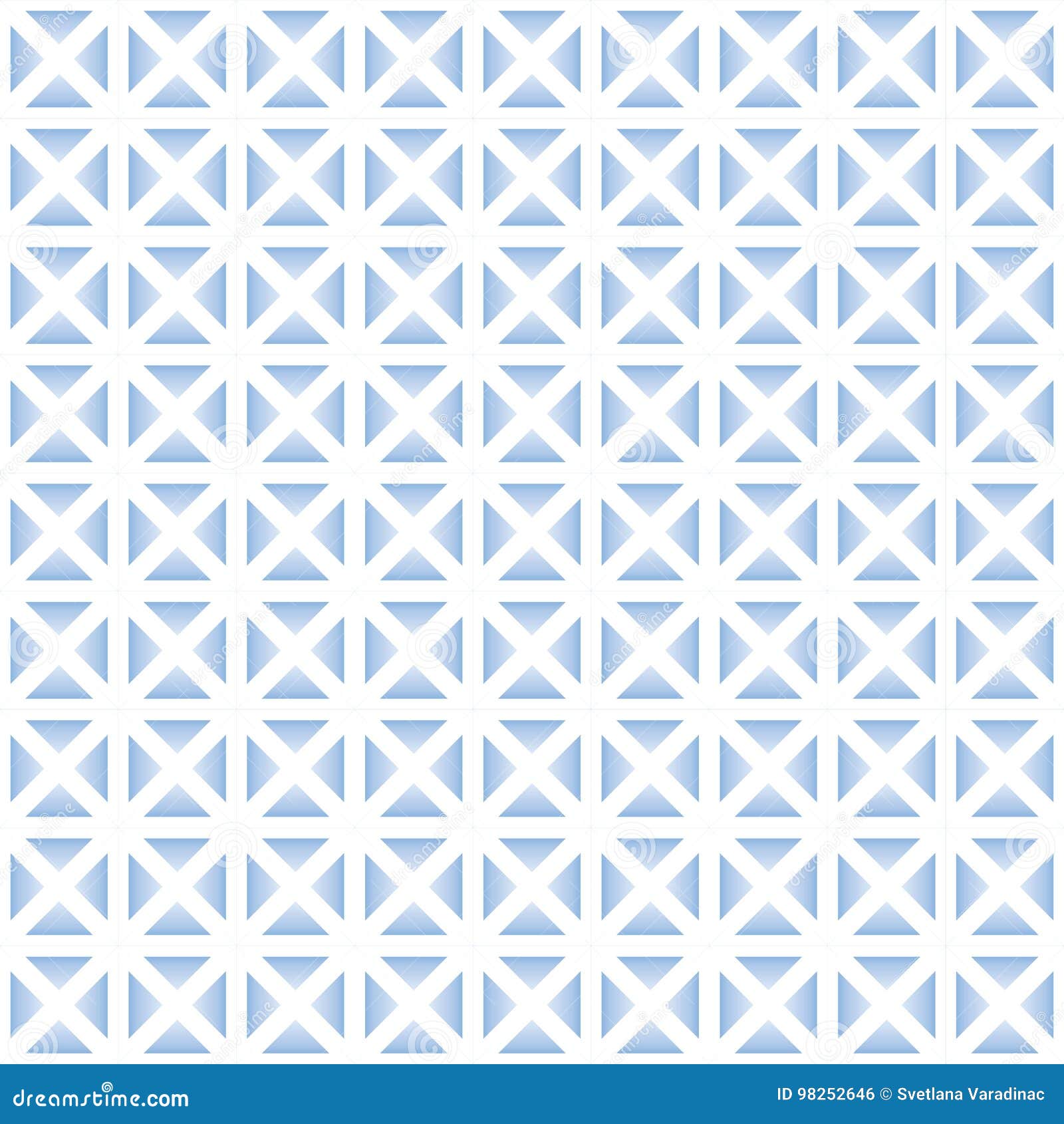 Blue and White Geometric Pattern Stock Vector - Illustration of repeat ...
