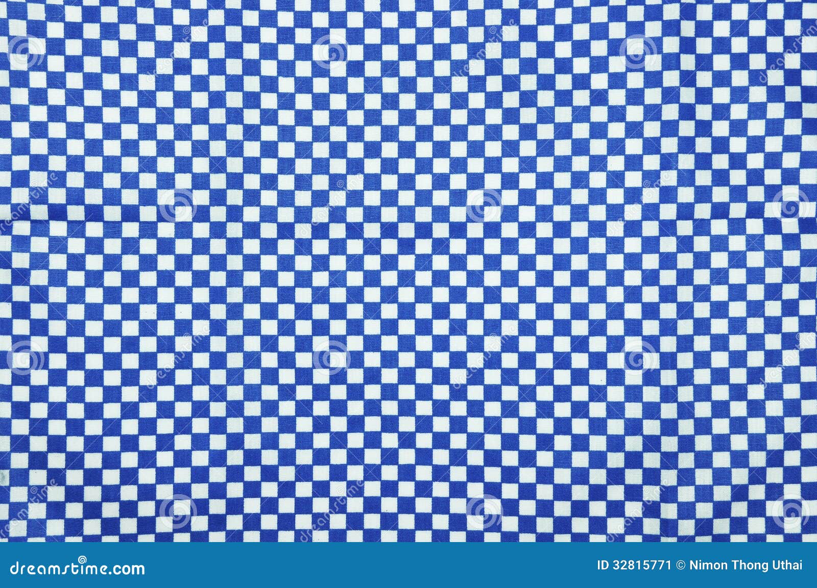 Blue and White Gingham Cloth Background Stock Image - Image of cotton ...