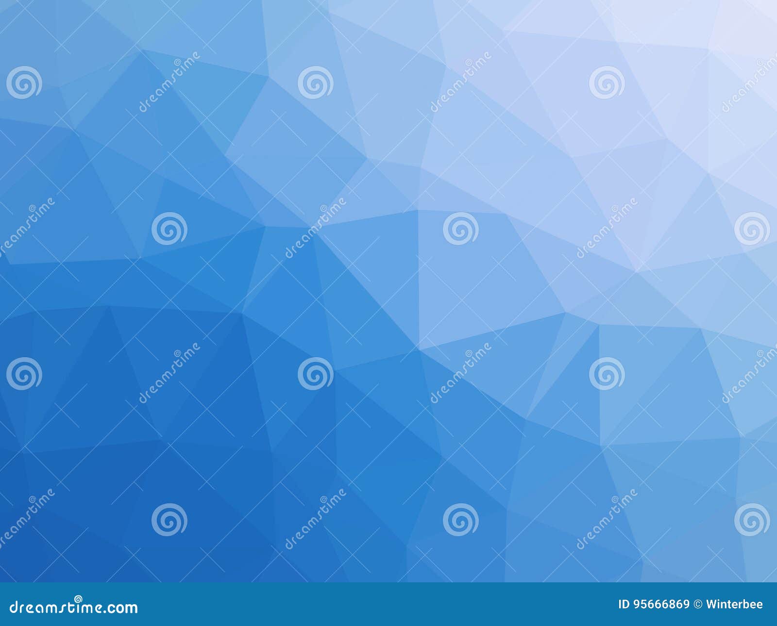 Blue White Gradient Abstract Polygon Shaped Background Stock ...
