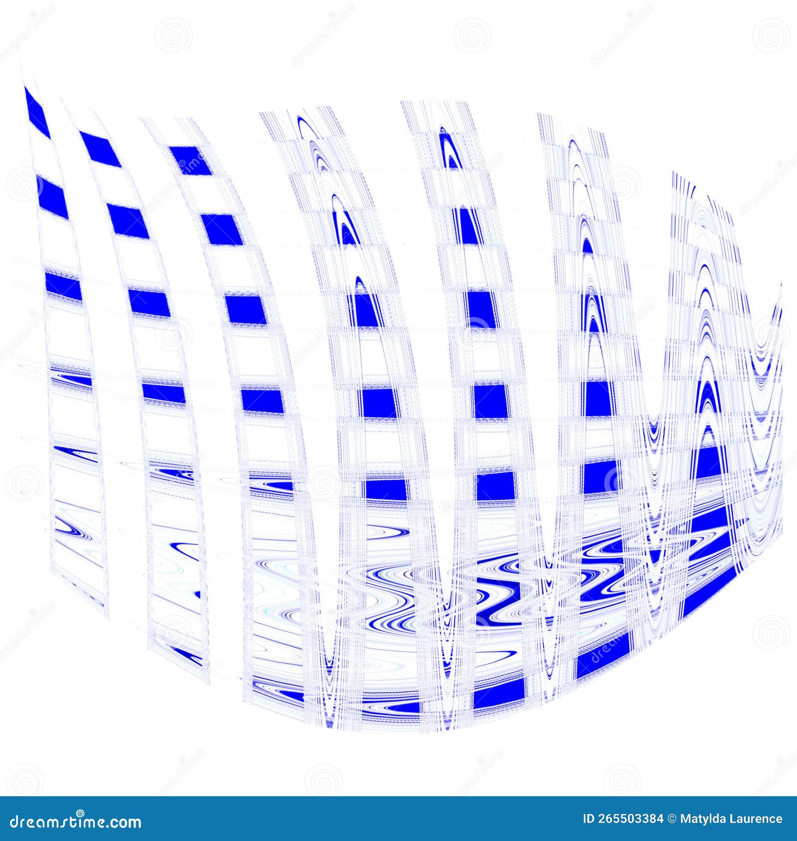 Blue and White Graphic Design with 3d Effect Blue Block Pattern Stock ...