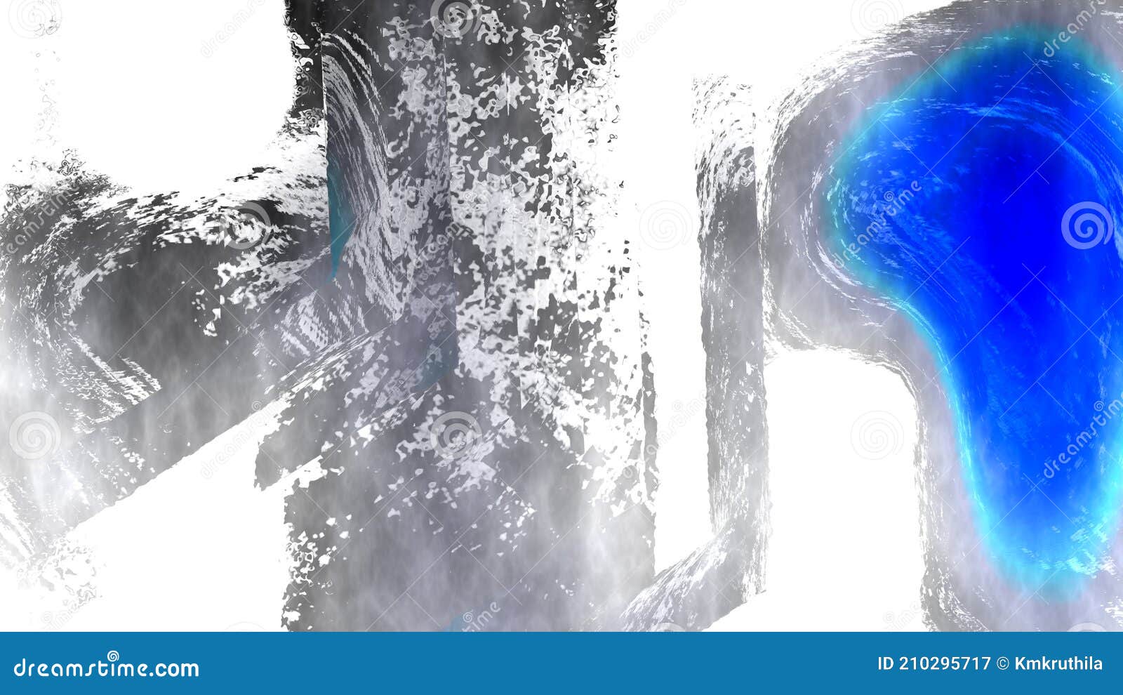 Blue White and Grey Paint Texture Background Stock Illustration ...